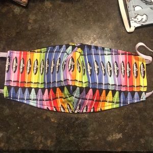 Accessories | Crayon Back To School Print Face Mask For Kids | Poshmark